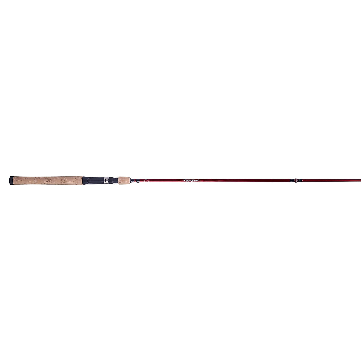 Berkley 6’6” Cherrywood HD Casting Rod, One Piece Spinning Rod, 8-17lb Line Rating, Medium Rod Power, Fast Action, 1/4-3/4 oz. Lure Rating, Red