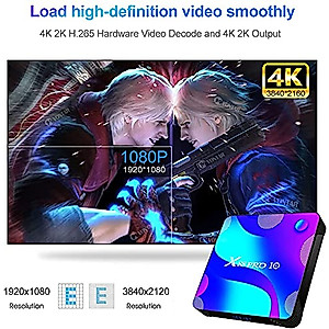 Android 11.0 TV Box X88 Pro 10 Quad Core 2GB RAM 16GB ROM BT4.2 Dual WiFi 2.4G/5.8GHZ YouTube 4K 3D USB 3.0 Smart Home Set Top Box