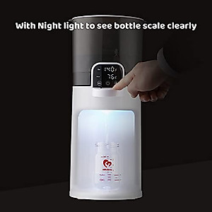 Bellababy Bottle Warmer,Warm Water Dispenser for Making Formula Bottle Instantly,Customized Temperature Setting,Large Capacity
