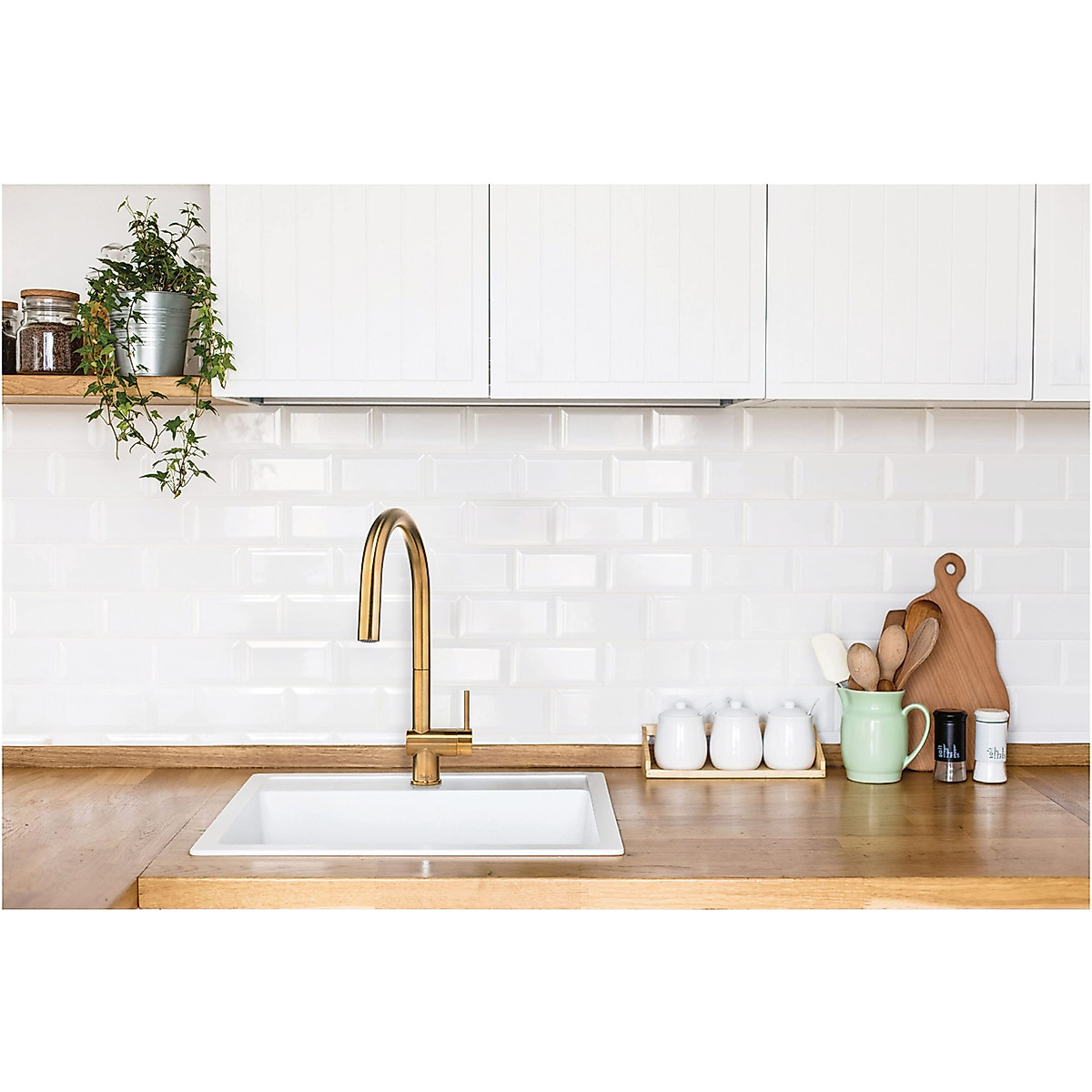 Riobel AZ201BK - Azure kitchen faucet with spray, Black