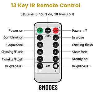St. Patrick's Day Lights Shamrock String Lights Battery Operated 13 Feet 40 LEDs 8 Mode with Remote Lucky Clover Silver Wire Mini Fairy Lights for Bedroom Party Feast Green Day Decorations