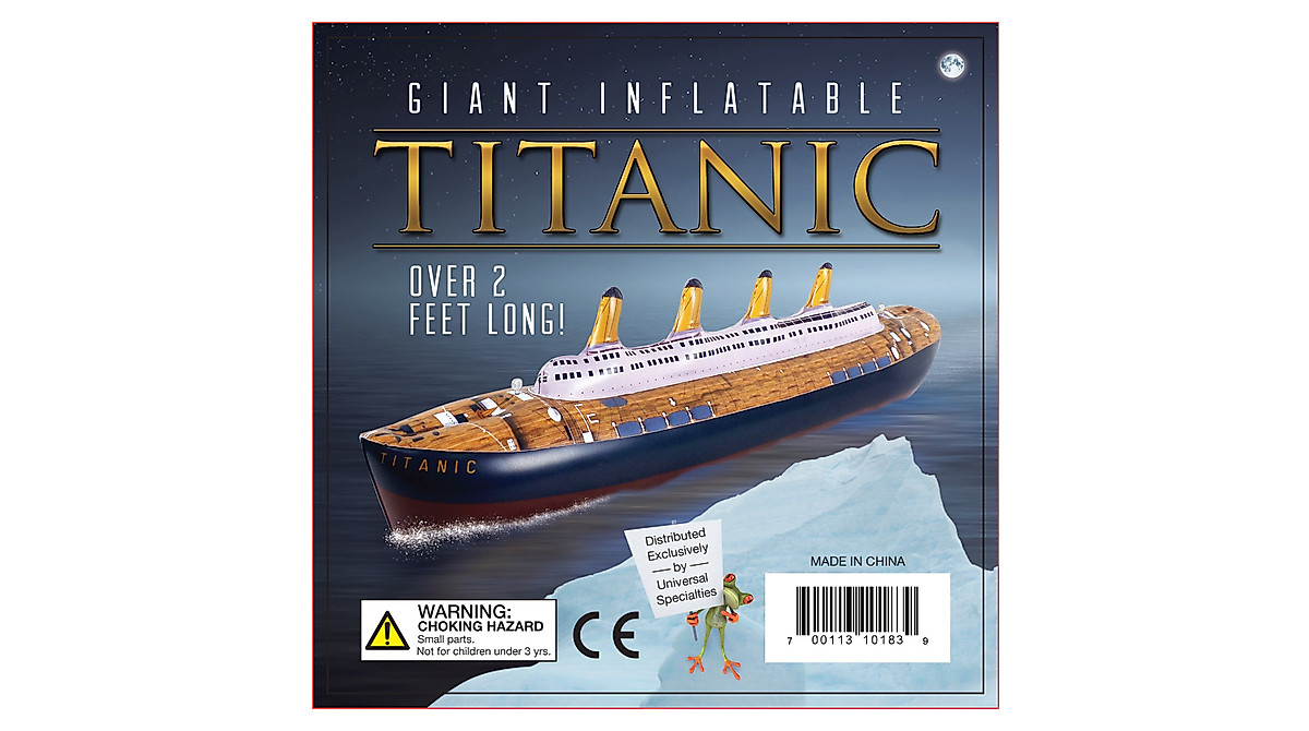Giant Titanic Inflatable Pool Toy for Fun & Games
