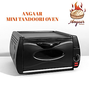 Mini Tandoor Oven Angaar Tandoor Electric Oven 4 Minute Pizza Maker - Table Top Pizza Oven, Tandoori Roti, Naan