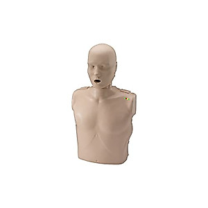 PRESTAN PP-AM-100M-MS Professional Adult CPR-AED Training Manikin with CPR Monitor, Medium Skin