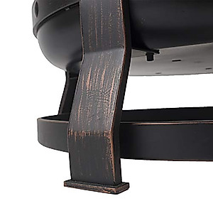 Pleasant Hearth OFW307R Killian fire Pit, Rubbed Bronze