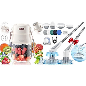 Electric Spin Scrubber + Portable Blender Cup