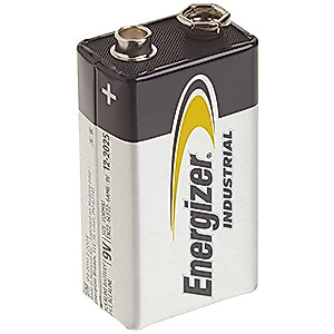 Energizer Industrial 9 Volt Batteries, Alkaline 9v Battery (12 Count)