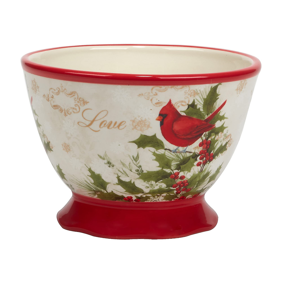 Certified International Winter's Medley 5.25" Ice Cream/Dessert Bowls, Set of 4