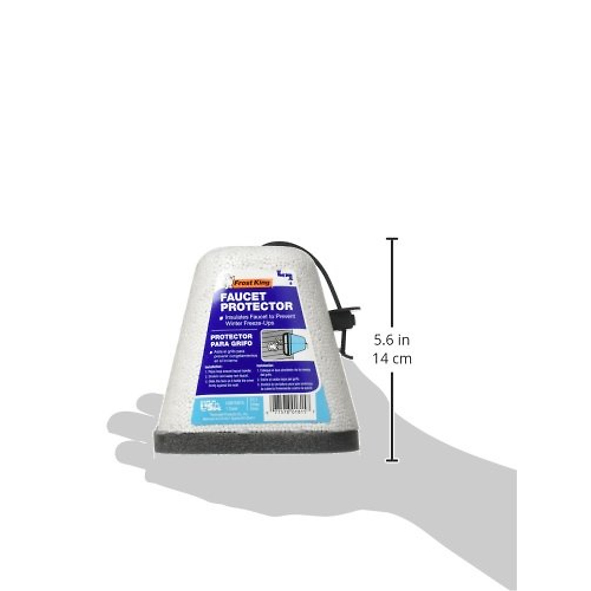 Frost King FC1 Outdoor Foam Faucet Cover, To Prevent Freeze (2 Pack)