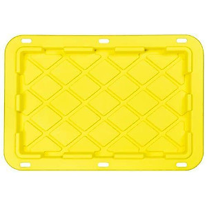 1 Pc of 27 Gallon Tote Box Plastic Storage Large Bin Organizer Stackable Container Lid