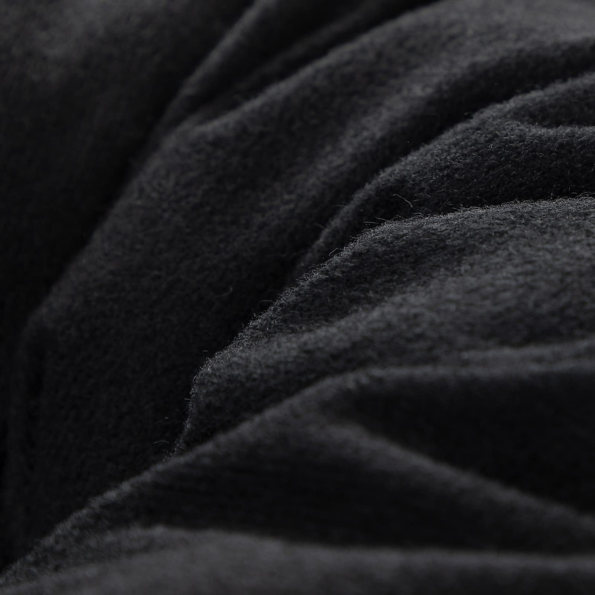 Sunolga 36" Weighted Door Draft Stopper, Triangular Column Sound Proof Draft Guard for Doors and Windows, Machine Washable, Black