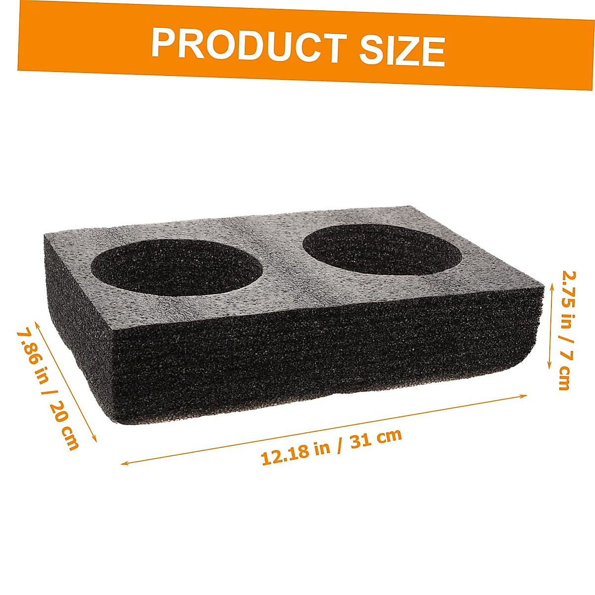 YARNOW 2pcs Takeaway Cup Holder Beer Pong Pool Float Door Dash Clip on Cup Holder Dish Carrier 2 Bowls Holder Tray Coffee Carrier Tray Reusable Drink Epe Pearl Cotton Refreshments Basket