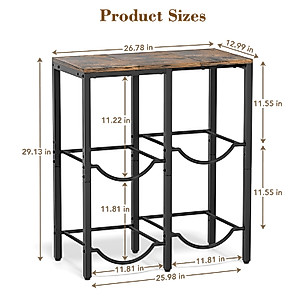 VINAEMO 5 Gallon Water Jug Holder, 3-tier Water Jug Stand with Extended Wood Tabletop Shelf, 4 Slots 5 Gal Water Bottle Holder Storage Rack with Water Dispenser Stand for Home,Office,Garage Organizer