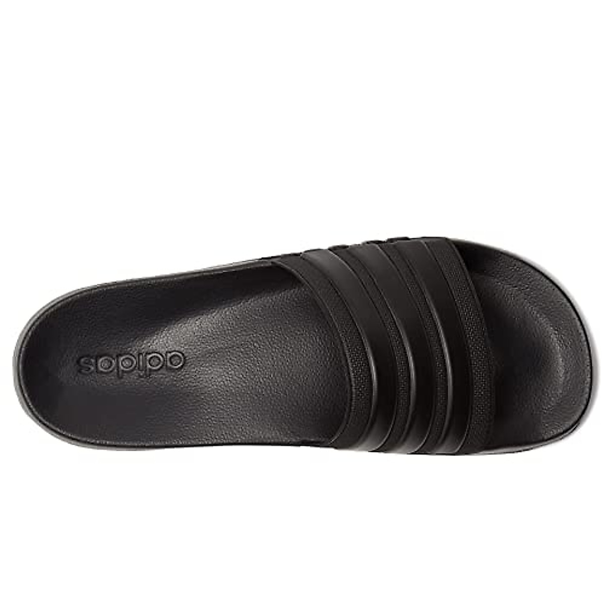 adidas Unisex Shower Slide Sandal, Core Black/Core Black/Core Black, 9 US Men