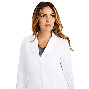 Healing Hands White Lab Coat 5 Pocket 5160 Flo Full Sleeve Women's Consult Lab Coat The White Coat Minimalist Collection White 3XL