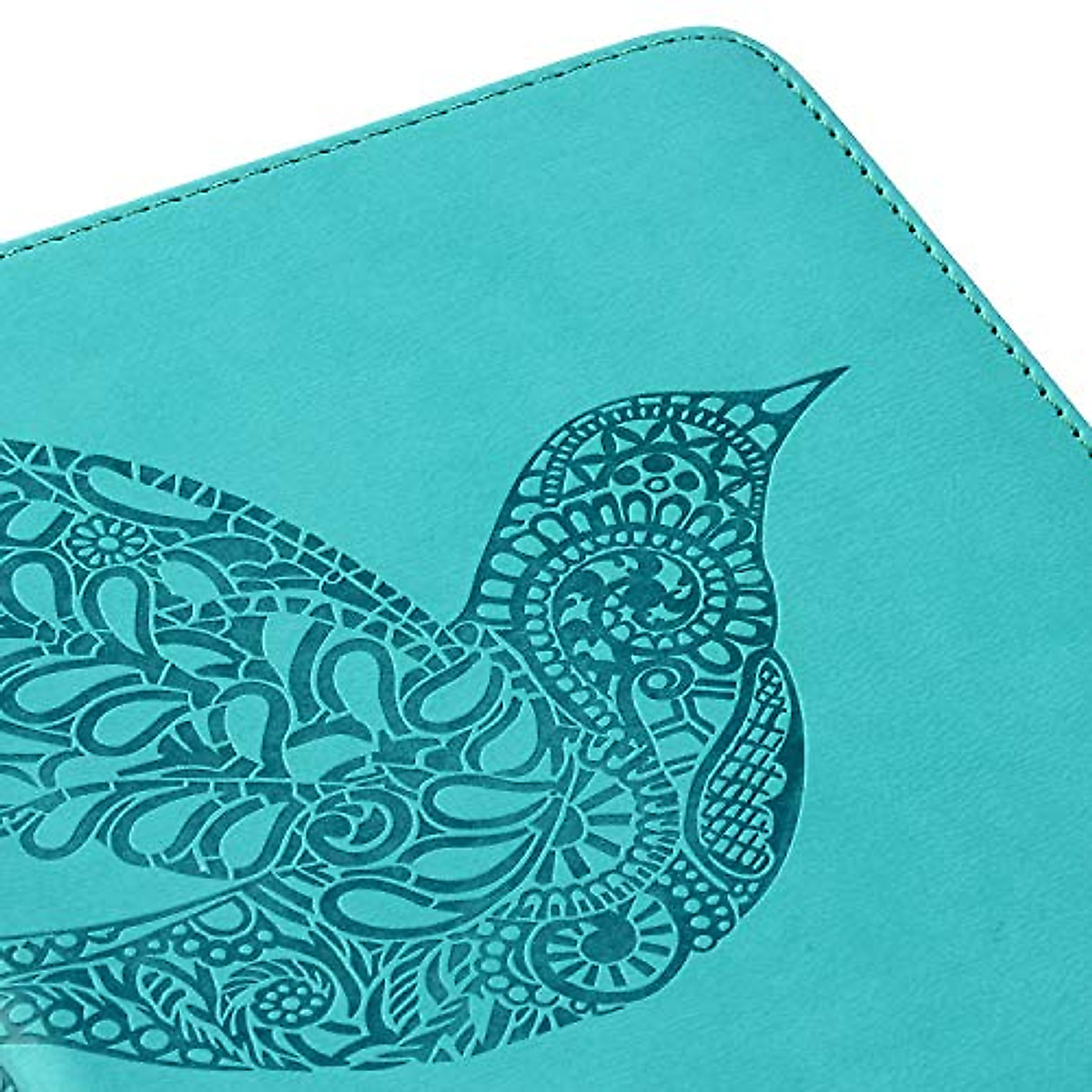 Hallmark Soft Cover Journal with Lined Pages (Scroll Bird, Teal) (5HWJ6935)