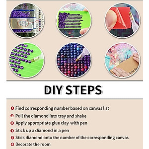 DoMyArt Diamond Painting Kits for Adults, Paint with 5D Crystal Diamonds Art with Accessories Tools(Canvas 15.7 x 11.8 inch) (Christmas Snowman)