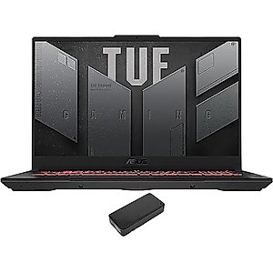 ASUS TUF Gaming A17 Gaming & Entertainment Laptop (AMD Ryzen 7 7735HS 8-Core, 32GB DDR5 4800MHz RAM, 1TB PCIe SSD, GeForce RTX 4050, 17.3" 144Hz Full HD (1920x1080), Win 11 Home) with USB-C Dock