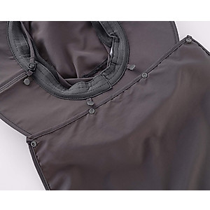 Home Prefer Mens UPF50+ Sun Hat Large Brim Fishing Hat with Neck Flap Summer Beach UV Protection Hat Dark Grey