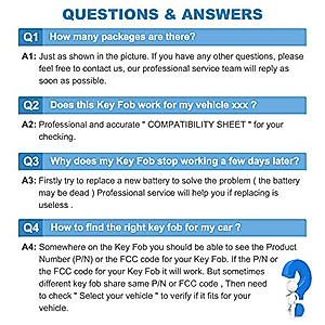 ECCPP 1X Key Fob for Dodge Grand Caravan for Ram 1500 for Jeep Grand Cherokee for Chrysler 300 for VW Routan Uncut 433MHz Keyless Entry Remote IYZ-C01C M3N5WY783X