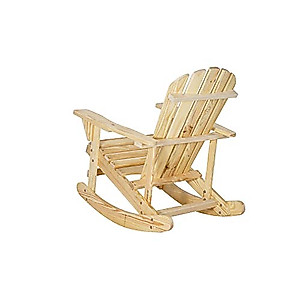 Outdoor Wood Rocker (Natural)