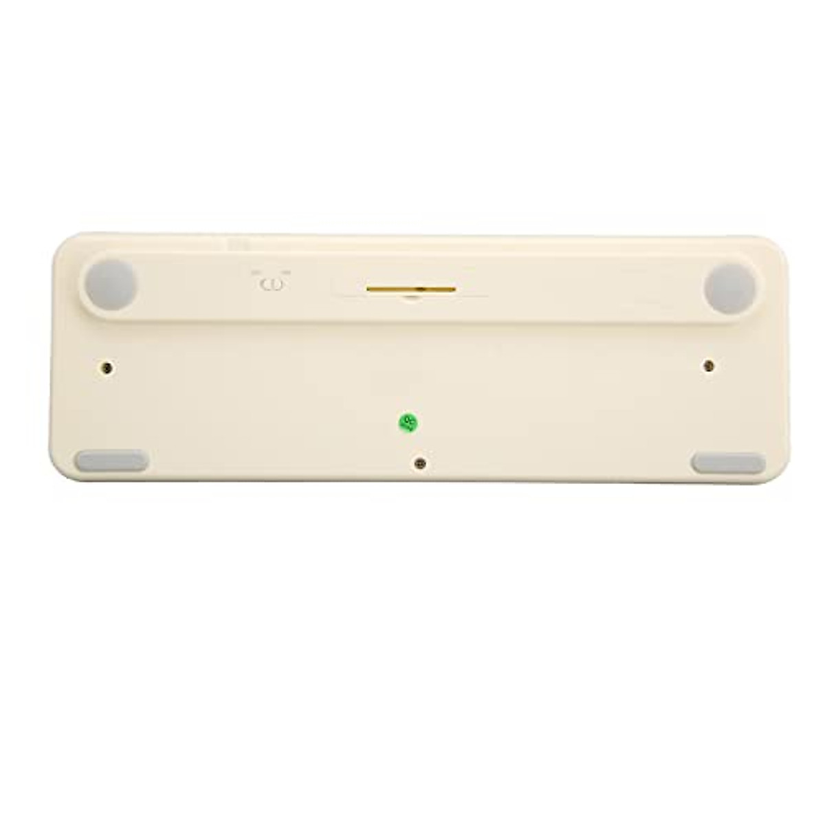 Gaming Keyboard Mouse, Retro Cute Material ABS Keyboard USB Mouse 68 Keys 2.4G Wireless Low Consumption for Office (Tawny Mixed Color)