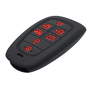 Silicone Key Case Fob For Hyundai Nexo Sonata 2019 2020 Keyless Remote Key Cover Shell Skin Sleeve Protector