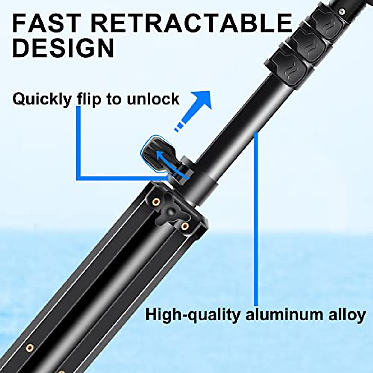 64 Inch Selfie Stick Tripod with Wireless Remote, Phone Tripod Stand Group Selfies/Live Streaming/Video Recording Compatible with All Cellphones…