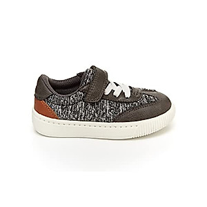 Carter's Boy's Gustav Sneaker, Grey, 12 Little Kid