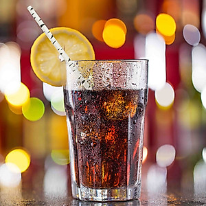 100 Pack Birch Bark Biodegradable Paper Straw for Birthdays, Weddings, Baby Showers Cyber Holiday 2019 Celebrations and Parties