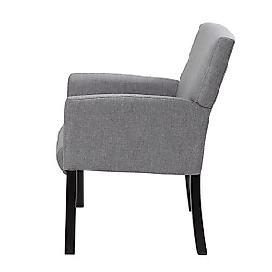 Boss Office Products Contemporary Guest Chair in Grey