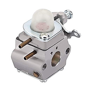 Wellsking Carburetor for Troy-Bilt TB80EC TB32EC YM21CS TB21EC TB22EC TB2040XP TB22 2 Cycle String Trimmer Gas craftsman Weed Eater Whacker 27CC Replacement for # WT-973 MTD 753-06190