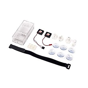SummitLink V3 Case Dual Fans for Stratux ADS-B Kit Fits AHRS Module and GPYes (Clear)