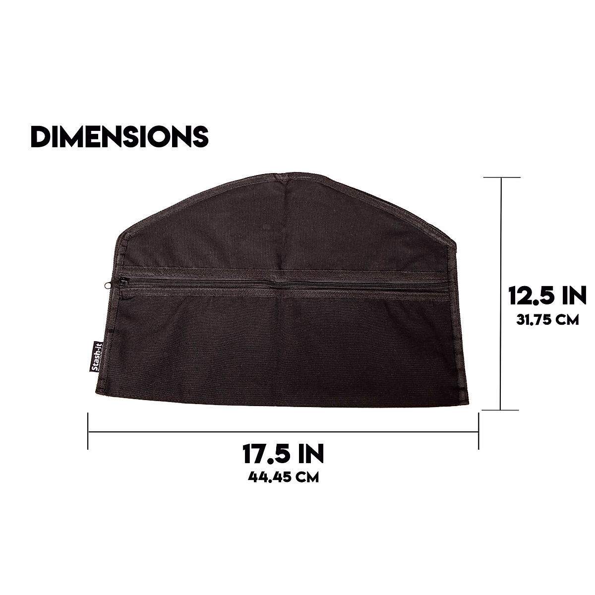 Hanger Diversion Safe by Stash-it, Hidden Pocket Safe, Fits Under Hanging Clothes with Pocket to Hide Valuables for Home or Travel