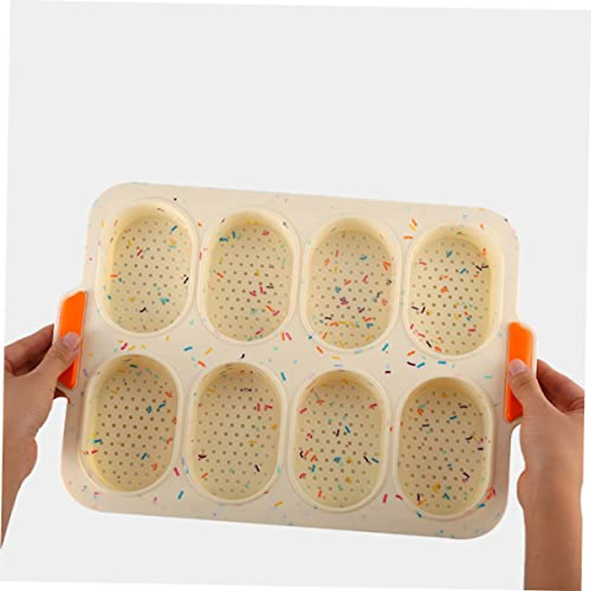 UPKOCH 1pc Roll Non Stick Baking Sheet Mini Muffins Silicone Cake Pan Oven Baking Cupcake Pan Muffin Bakeware Pan Silicone Bread Mold DIY Baking Molds Silicone Cake Baking Mold Brownie