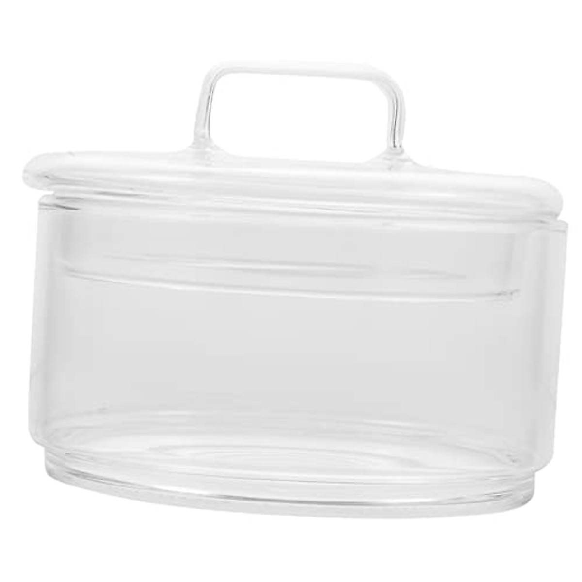 YARNOW Soup Bowl Clear Oatmeal Bowl Glass Steam Bowl Clear Glass Cereal Bowls Mixing Bowls Glass Trifle Bowl Glass Trifle Bowl Glass with Lid Clear Bowls Glass Salad Bowls Glass Bowl Mini