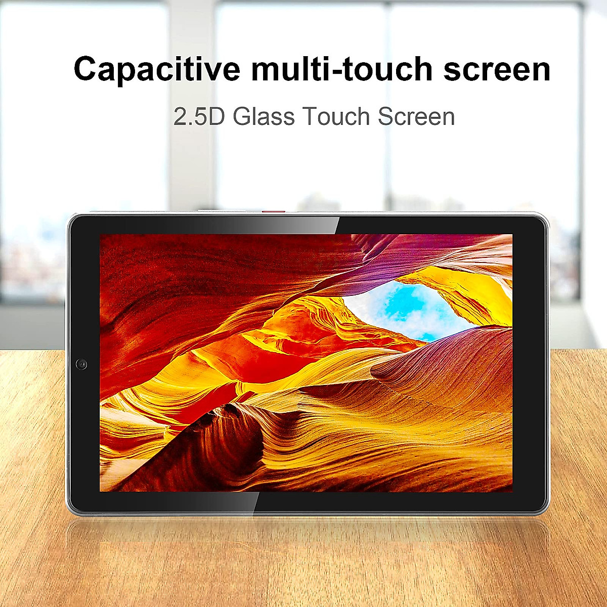 HAOVM Android 10.0 Go Tablet 9 Inch,MediaPad P9 Octa-Core Processor,1280x800 IPS HD Display Screen,2GB RAM,32GB Storage,Dual Camera,2.4/5.0G WiFi,5000mAh,128GB Expand,Non-Scratch Glass Back