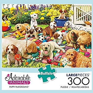 Buffalo Games - Puppy Playground - 300 Large Piece Jigsaw Puzzle