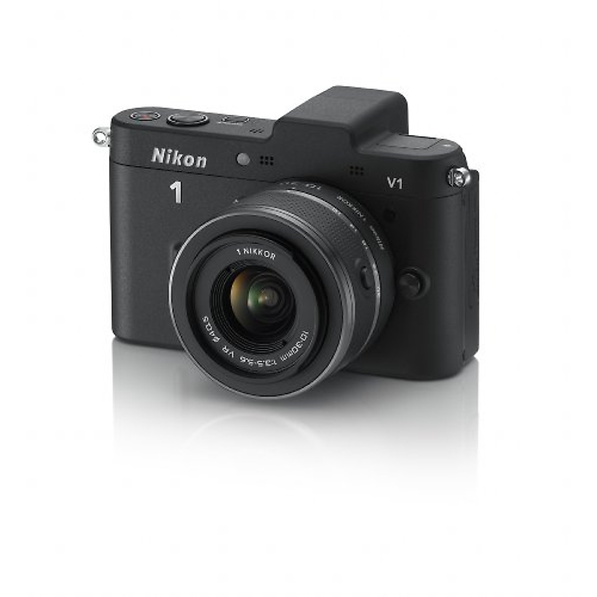 Nikon 1 V1 10.1 MP HD Digital Camera System with 10-30mm VR 1 NIKKOR Lens (Black)