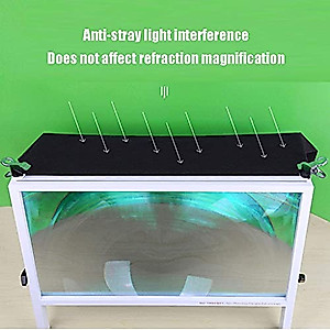 YXCKG Screen Magnifier Amplifier 2021 Newest Version, 3D 21 Inch Screen Magnifier for Laptop, Magnifying Glass for Reading, 3X Magnifier/Magnifying Sheet Fresnel Lens (Color : White)