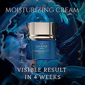 LAMARINE SKINCARE Moisturizing Face Cream, Daily Moisturizer for Dry Skin, Hydrates and Protects Sensitive Skin, with Hydrolyzed Pearl and Jellyfish Extract, 1.7 oz