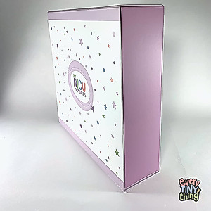"My NICU Memories" Keepsake Box - Magnet Closure Box for Storing NICU Memorabilia (White, Large)