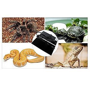 Giveme5 Upgrade US Plug 110V Reptile Heating Pad Reptile Under Tank Warmer Mat Heat Mat with Temperature Controller (7W 5.9x11)