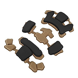 BOLORAMO Helmet Padding Kit, Comfortable Helmet Chin Strap Easy to Install Strong Compatibility Exquisite Workmanship Portable Size for MICH for Wendy (Mud Spongeand Suspension)