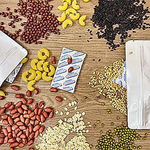 10 PCS 5 Gallon Mylar Bags For Food Storage, Mylar Bags With Oxygen Absorbers - 2500CC×10 PCS (10x PCS of 1), Large Aluminum Mylar Bags - 26"x17"