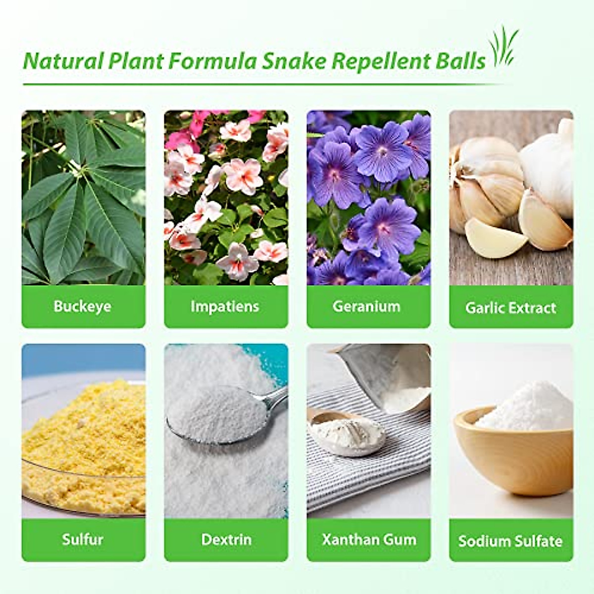 MAGIC CAT 10 Pack Snake Repellent for Yard Powerful, Snake Away Repellent Pet Safe for Yard Lawn Garden Camping Fishing, Natural Plant Formula Repellent Balls for Outdoor & Indoor Snake Control