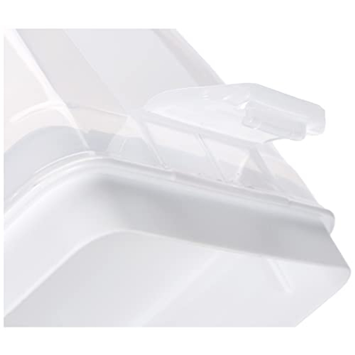 CURVER Curver-175247-Rectangular Cake Tin-Transparent/White, Multicolour