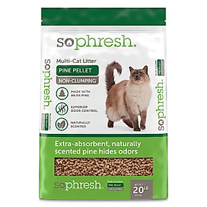 So Phresh Pine Pellet Non-Clumping Cat Litter 20 lbs.
