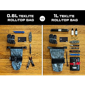 Wolf Tooth Components TekLite Roll-Top Bag, 0.6L - Black