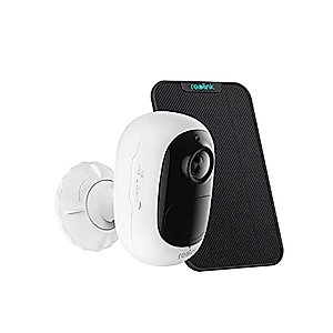 REOLINK Outdoor, Indoor Wireless Security Camera, Battery Solar Powered with 1080P HD, Night Vision, Two-Way Talk, 2.4GHz WiFi for Home Surveillance, Motion Only Alert, No Hub Needed